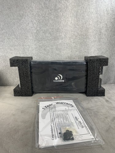 Massive Audio E4 Edge Series 4000 Watt RMS Monoblock Amp Subwoofer ...