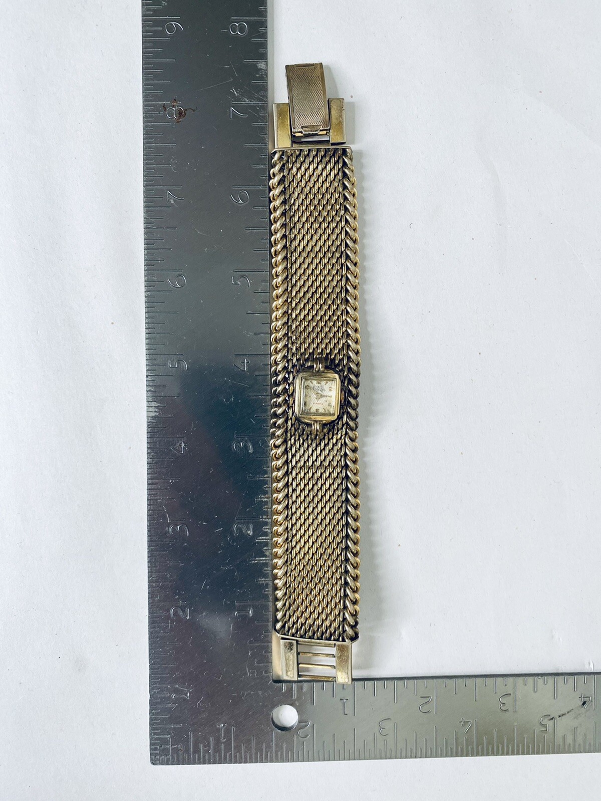 Lunette Plaque ORL 20 Microns 7" Gold Clad Panther Bracelet 21 Ruby ...