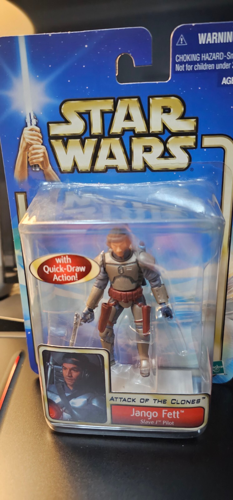 Jango Fett: Slave 1 Pilot - Star Wars ATTACK OF THE CLONES FACTORY ...
