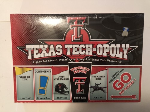 Late for the Sky Monopoly Texas Tech-Opoly | eBay