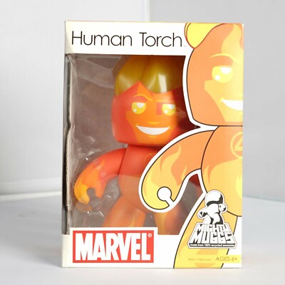 Marvel Mighty Muggs Human Torch Action Figure | eBay