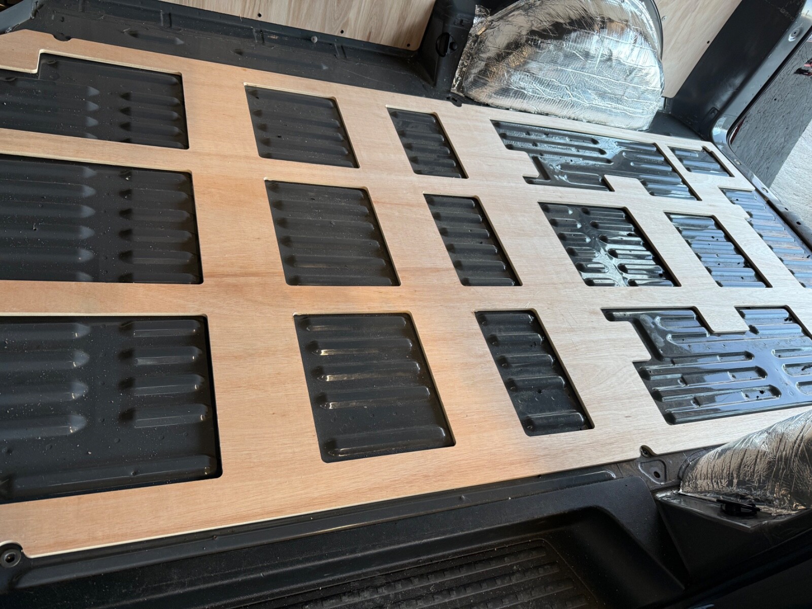 VW Transporter T5 T6 T6.1 9mm Plywood Ply Floor Packers/Battens - SWB ...