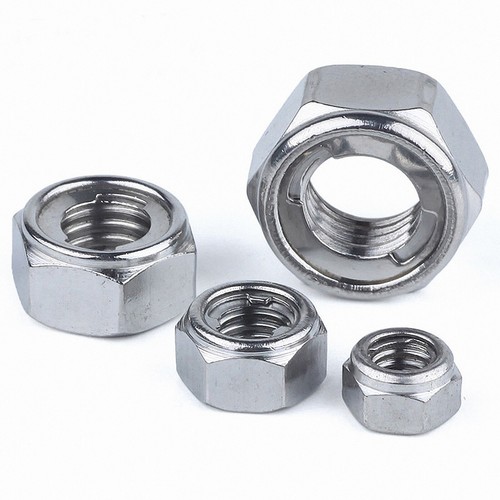 Self-locking Metal-Insert Nuts Stop Nuts Stainless Steel A2 18-8 M3~M20 ...