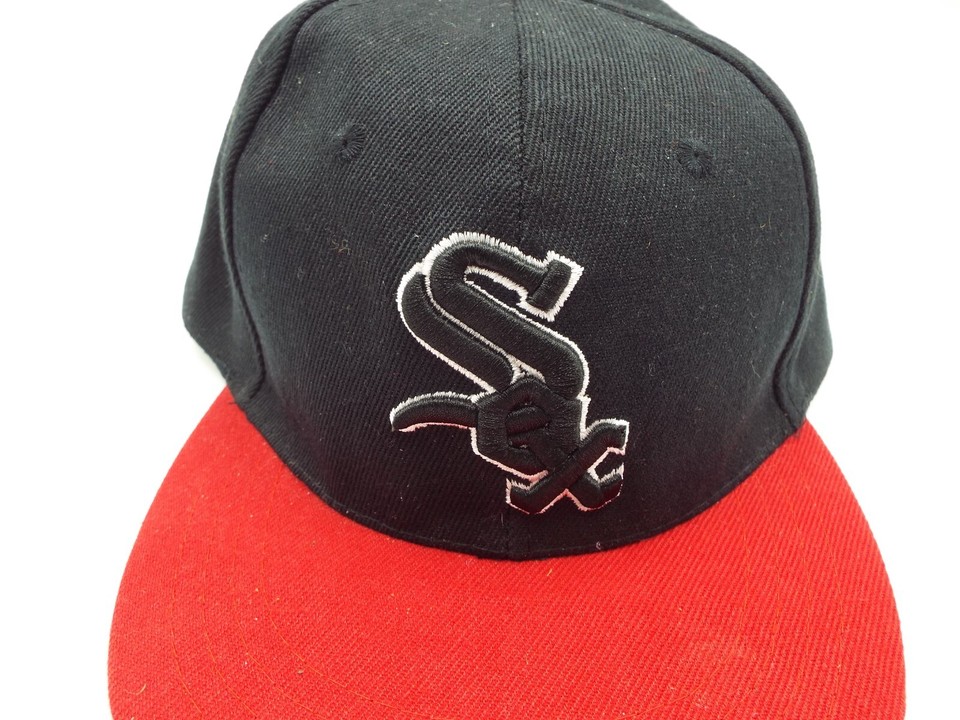 MLB Chicago White Sox Red/Black Snapback Hat | eBay