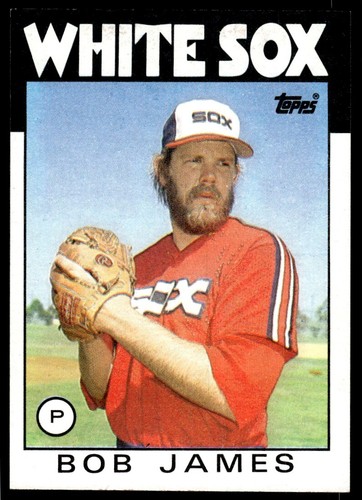 1986 Topps Baseball Card Bob James A Chicago White Sox #467 | eBay
