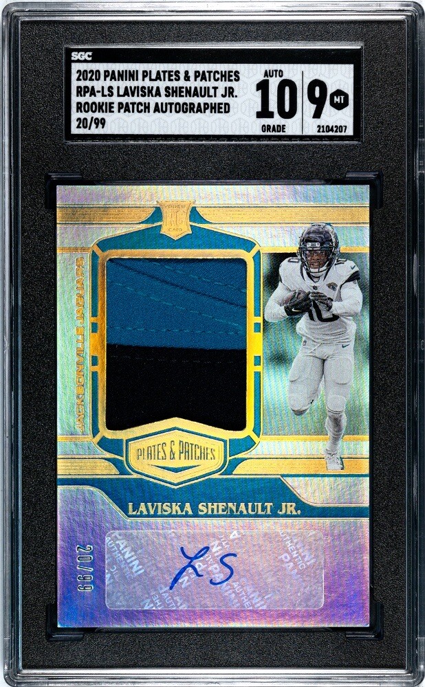 2020 Panini Plates & Patches Laviska Shenault Jr RPA-LS /99 SGC 9 | eBay