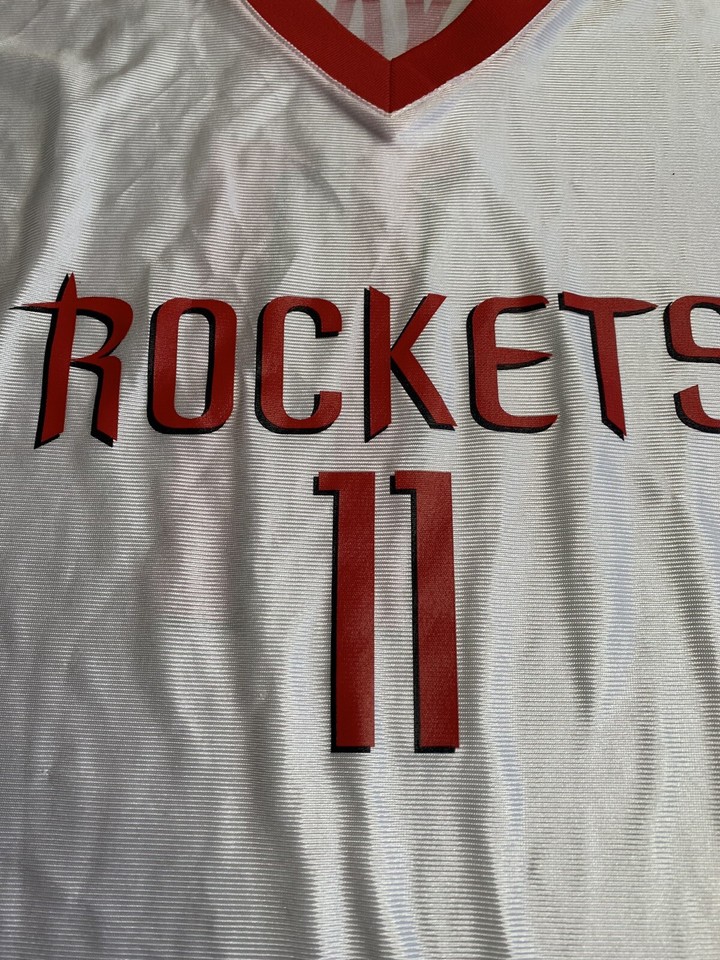 NWT Houston Rockets Yao Ming Jersey Size Large Reebok NBA White Red NEW ...