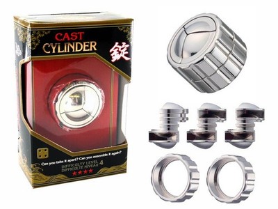 Hanayama L4 Metal Cast Puzzle Cylinder | eBay Australia