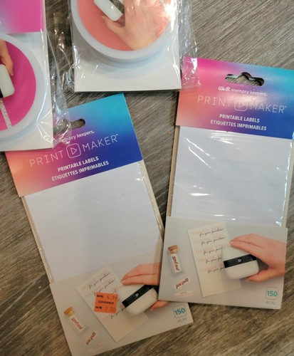 We R Memory Keepers Printmaker Lot Printable RIBBON 10mm & 15mm + 300 ...