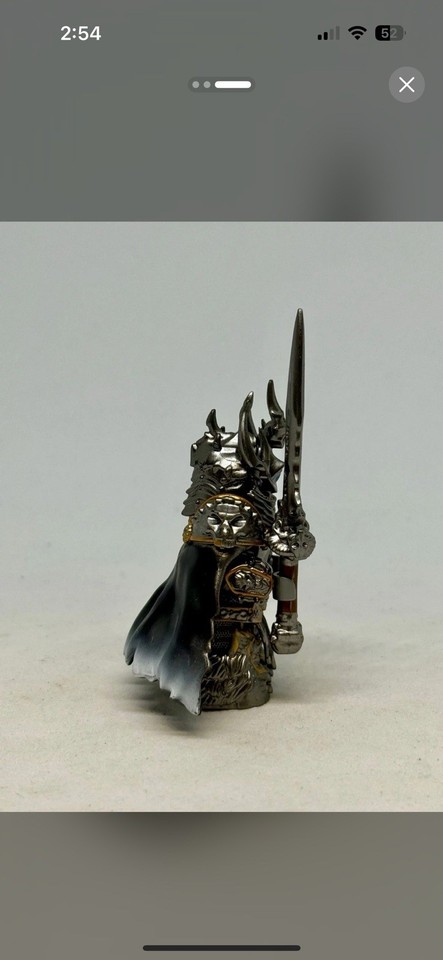 Custom Lego Warcraft Arthas Lich King Mini Figure | eBay