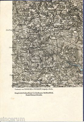 Selb Thiersheim Höchstädt 1914 Teil-Karte /Ln. Silberbach Schönwald ...