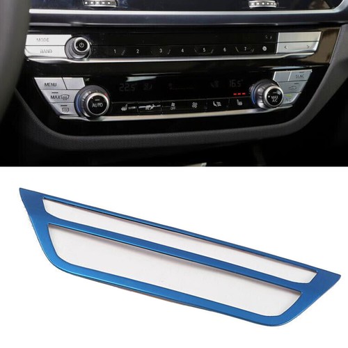 For BMW X3 G01 X4 G02 18-2021 Blue Titanium Console AC Switch Control ...