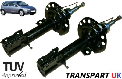 VAUXHALL CORSA C FRONT SHOCK ABSORBERS x2 1.0 1.2 1.4 1.3 1.7 00-06 LH ...