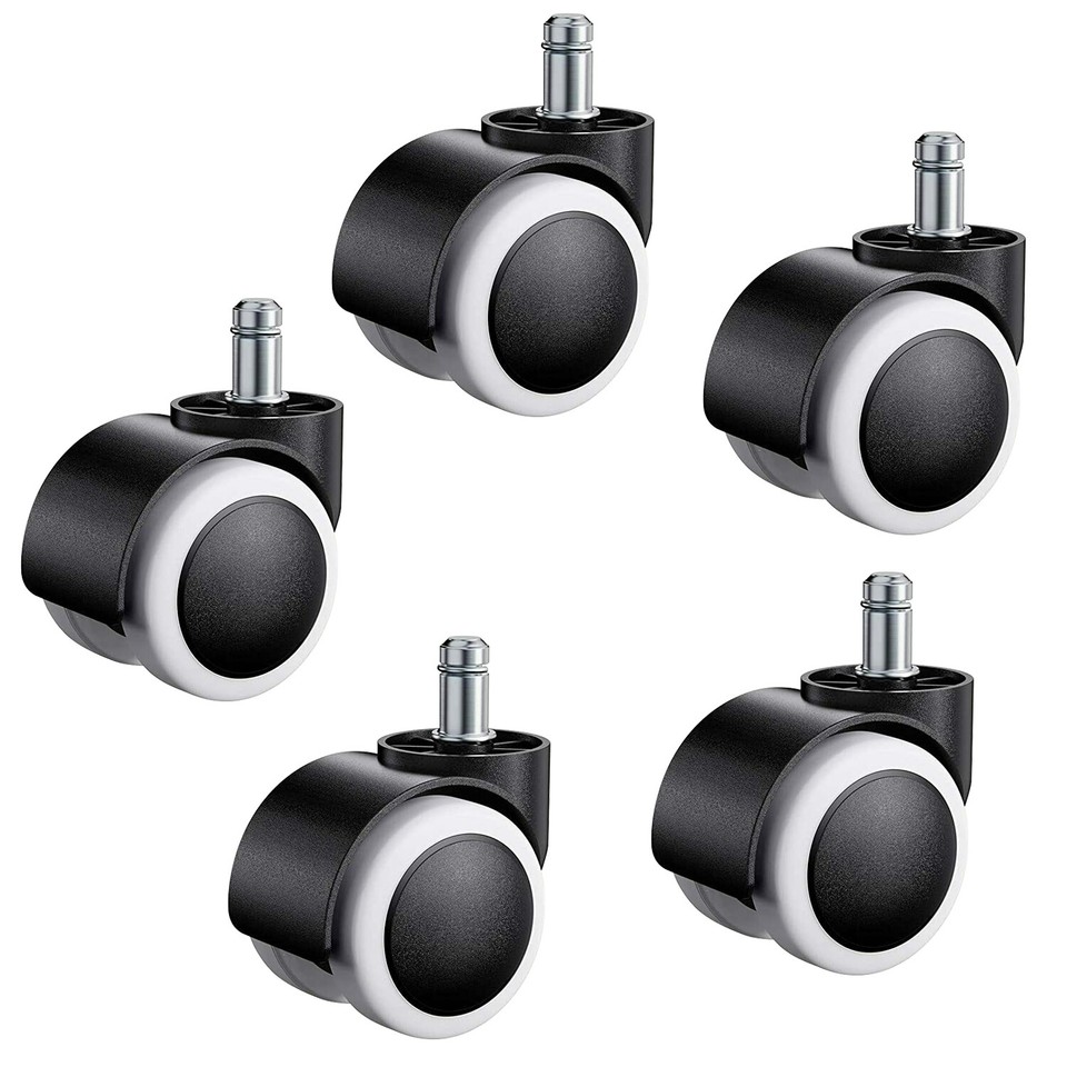 Office Chair Casters-2"Universal Swivel Wheels Replacement-Quiet Roll ...