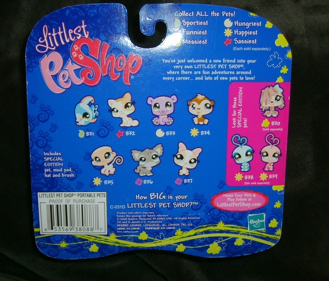 Littlest Pet Shop LPS Komondor MOP Sheep Dog Puppy 830 Special Edition ...