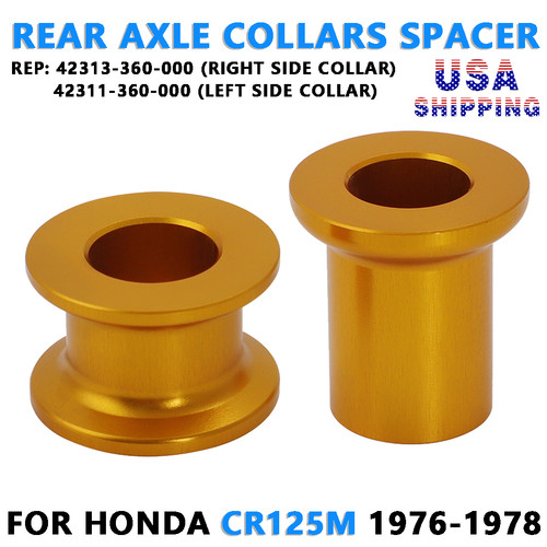 US For Honda CR125M 76-78 Rear Axle Collars Spacer 42313-360-000 ...
