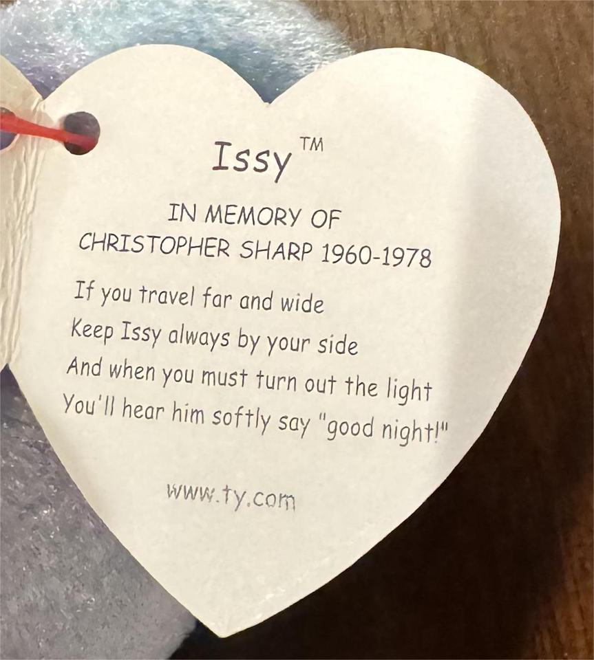 2001 Ty Beanie Baby Issy Four Seasons Cairo Christopher Sharp 1960-1978 ...