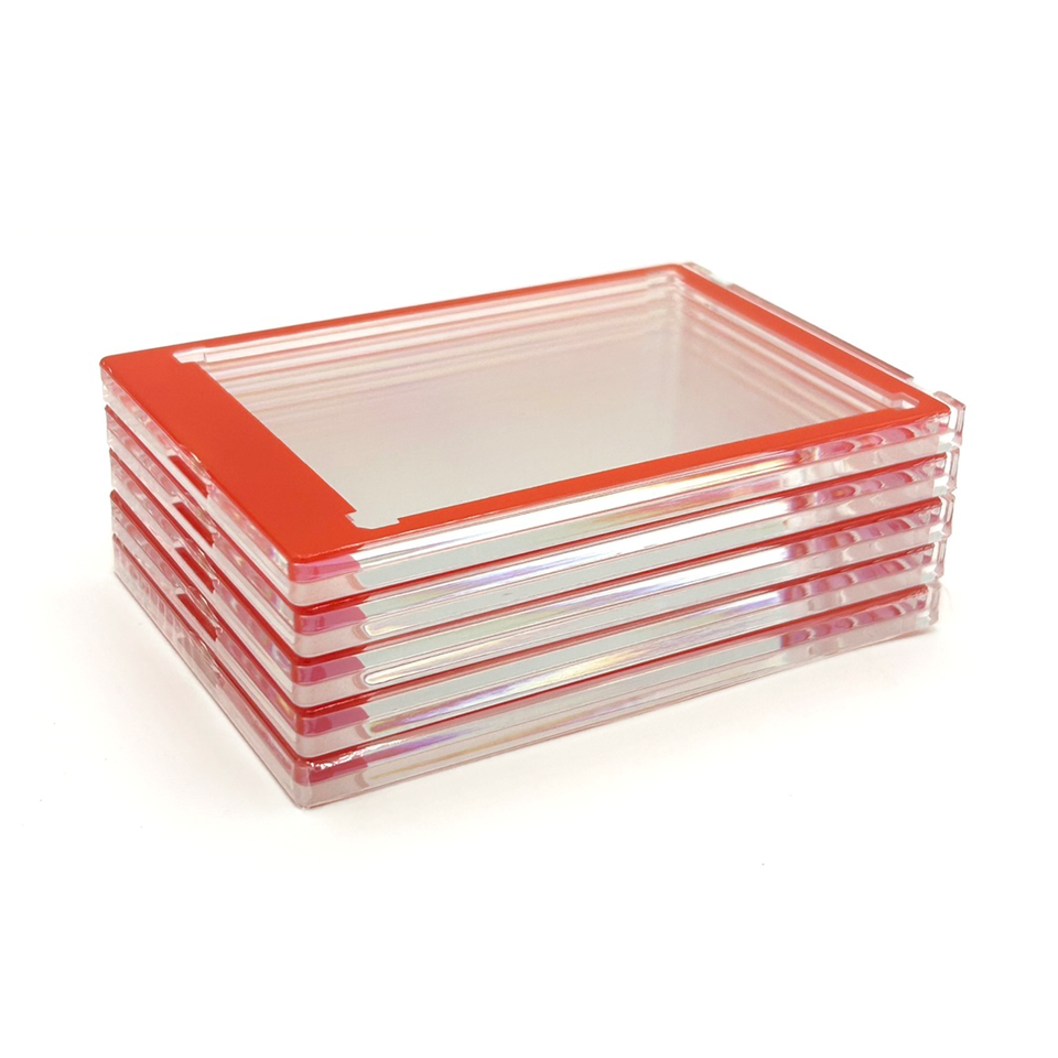 CF Magnetic Card Holder One Touch Case ORANGE BORDER - 35PT-360PT Sizes ...