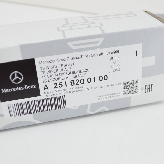 Mercedes-Benz Ml W164 Windshield Wiper Blade LHD A2518200100 Genuine ...
