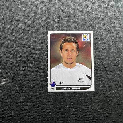 460 JEREMY CHRISTIE NOUVELLE ZELANDE PANINI WORLD CUP 2010 SOUTH AFRICA ...