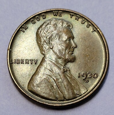 1930 D LINCOLN CENT ++ GREAT SHARP LOOKING COIN MS ++ FAST SHIPPING ...