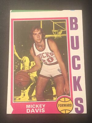 1974-75 Topps Mickey Davis #73 VG | eBay