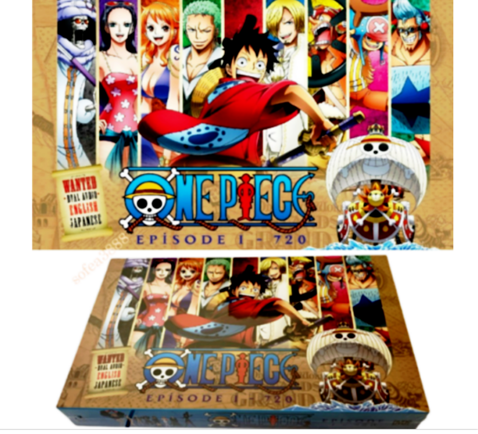 One Piece DVD Anime Box Set Episodes 1-720 - Complete Collection ...