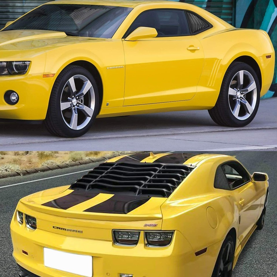 Rear & Side Window Louver Sun Shade Scoop Cover for Chevrolet Camaro ...