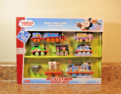 Thomas & Friends McColl's Farm Adventure 10 Piece Set Percy Diesel NEW ...