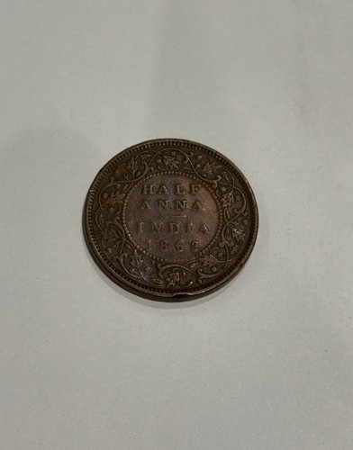 1862 Queen Victoria India Half Anna Coin | eBay UK