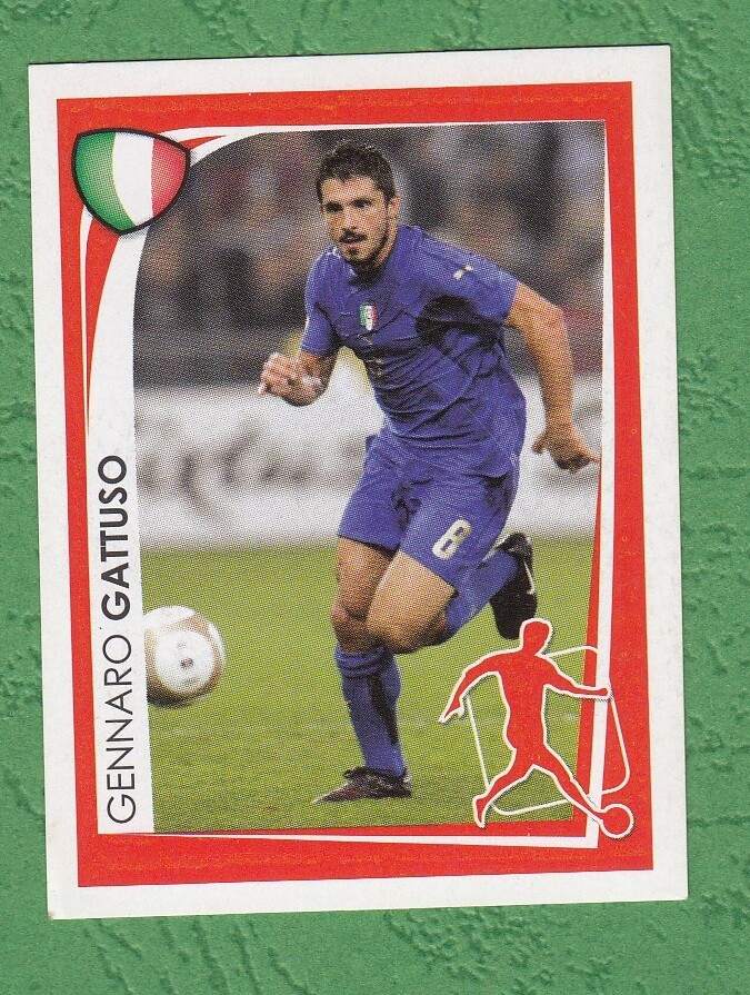 sticker GENNARO GATTUSO Italy Italia Euro 2008 UEFA Panini | eBay