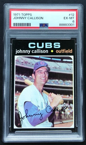 1971 Topps Baseball Johnny Callison #12 PSA 6 | eBay