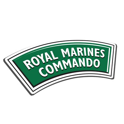 ROYAL MARINES COMMANDO PATCH STICKER - ROYAL NAVY - BRITISH - SPECIAL ...