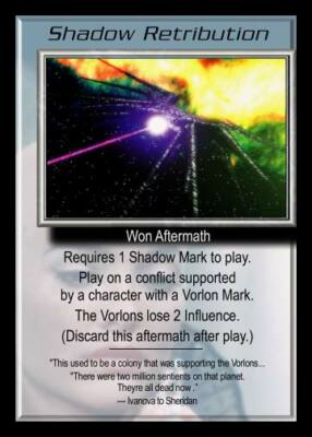 Babylon 5: Shadow Retribution [Played] from set The Shadows B5 ...