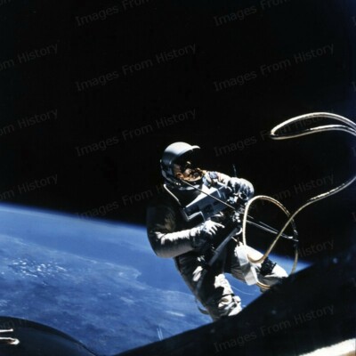 8x10 Print NASA Ed White Gemini 4 First American Spacewalk 1965 ...
