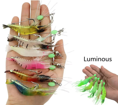 3 Pack Swimbaits 3-Pack Sea Fishing Rubber Sand Eel Lures - 30g Each ...