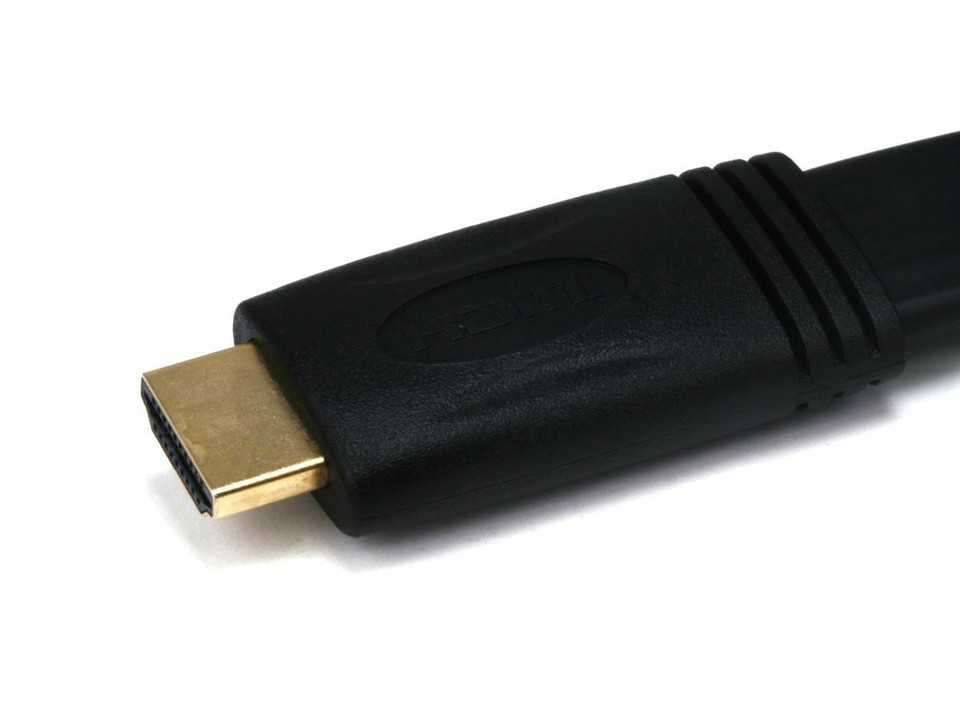 Premium HDMI M-M Cable | 25FT 30FT 50FT | Flat Gold Plated | PS4 Xbox ...