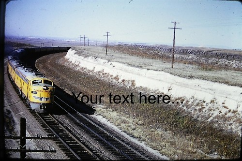 d288 Duplicate Slide Union Pacific 949, 949B, 929 on Train #8 Archer ...