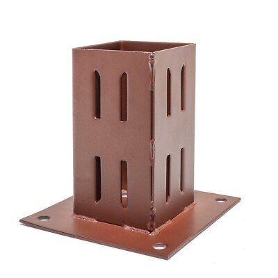 Metpost Wedge Fit Bolt Down Post Shoe For 100mm Timber Post | eBay UK