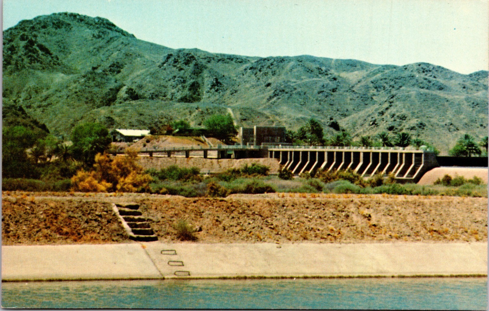 Postcard Imperial Dam - 25 Miles from Yuma Arizona - Colorado River | eBay