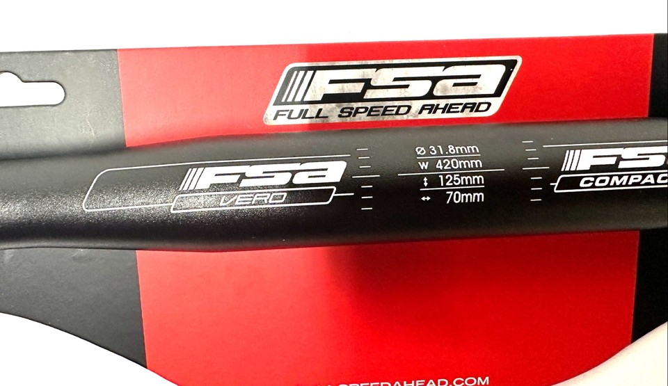 FSA Vero Compact Road Alloy Road Bike Handlebar 31.8mm 42cm New | eBay