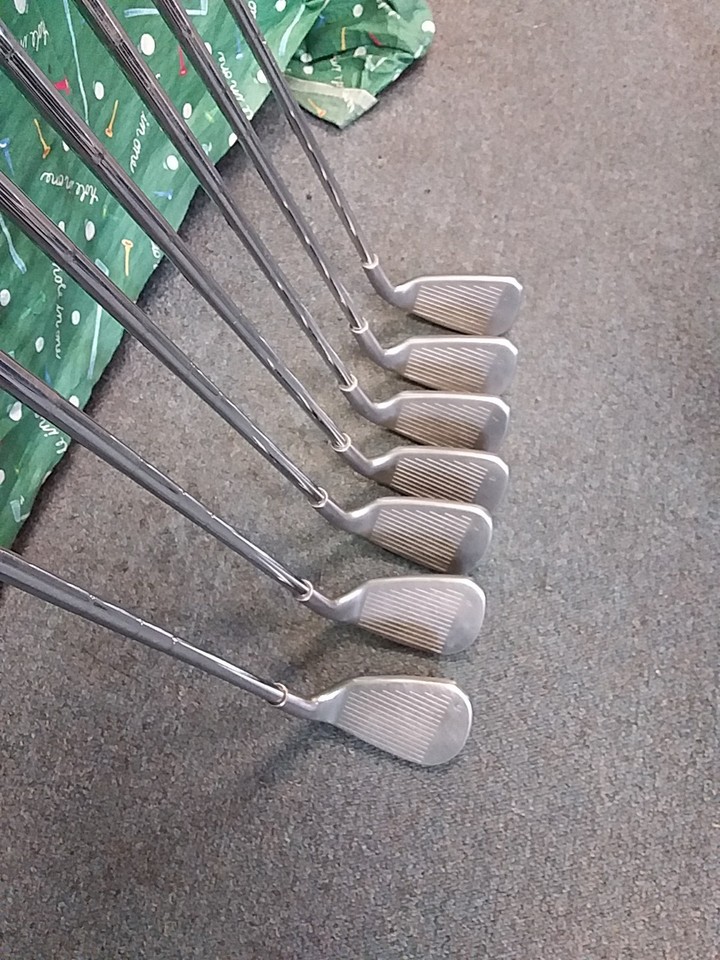 Ping G 25 Irons LEFT HAND !! 5-PW & U (7count) Stiff Flex Original ...