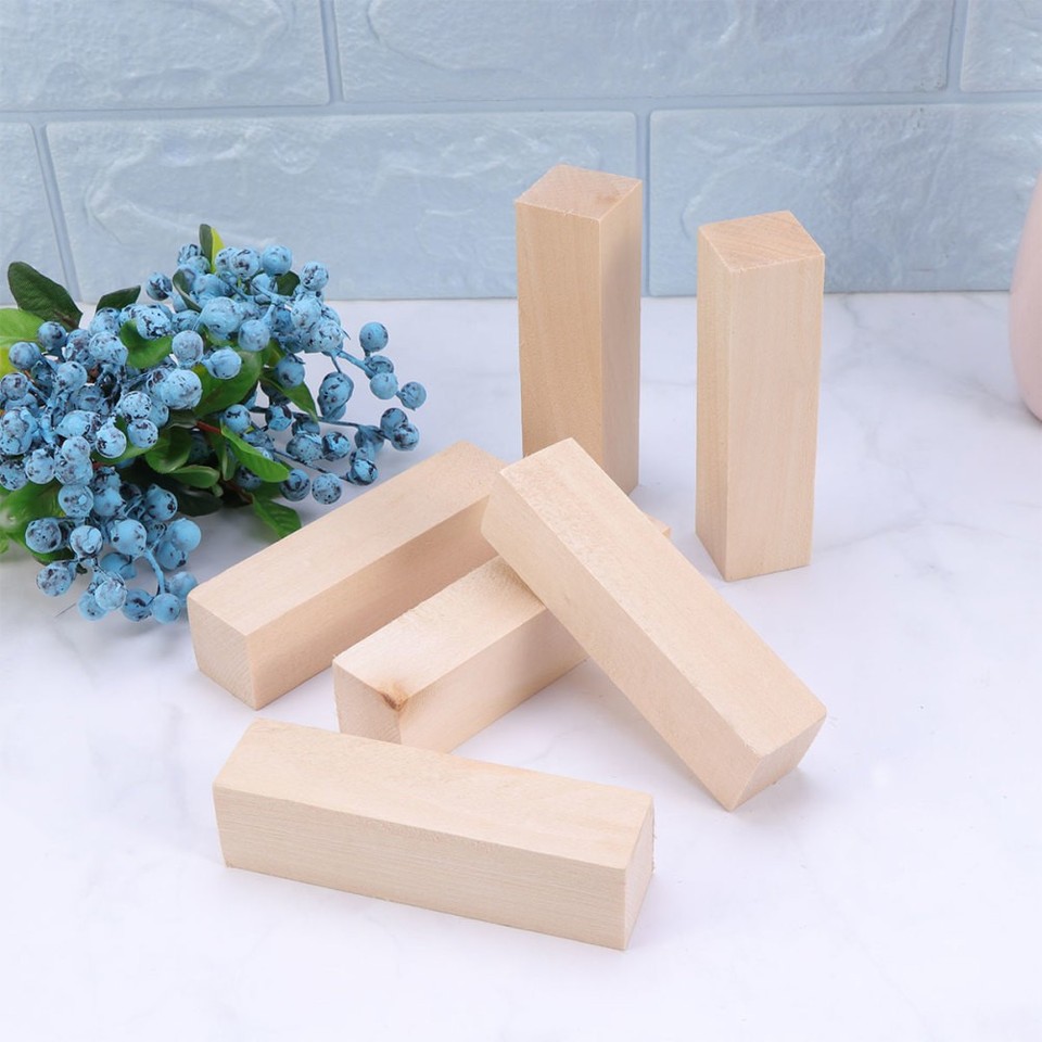 10pcs DIY Handmade Wood Plank Natural Color Small Wooden Plank Craft ...