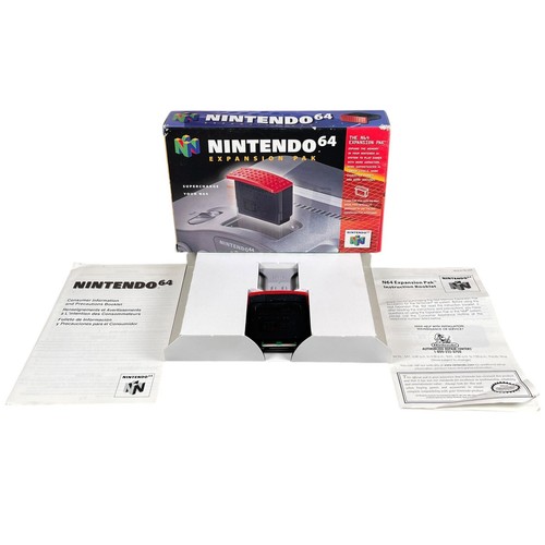 Official Nintendo 64 Memory Expansion Pak *COMPLETE IN BOX - TESTED ...