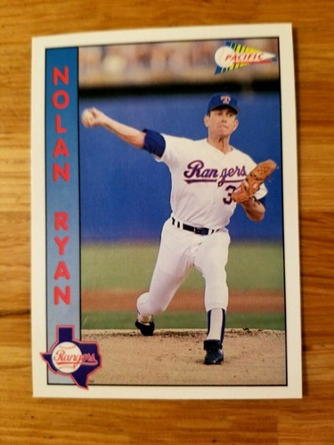 Nolan Ryan 1992 Pacific White Border Insert Card #3 Mint Condition | eBay