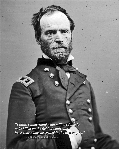 Tecumseh Sherman Famous Quotes