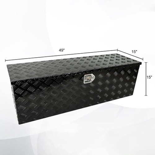 49"X15"X15" Aluminum Truck Pickup Flat Bed Tool Box Underbody Storage ...
