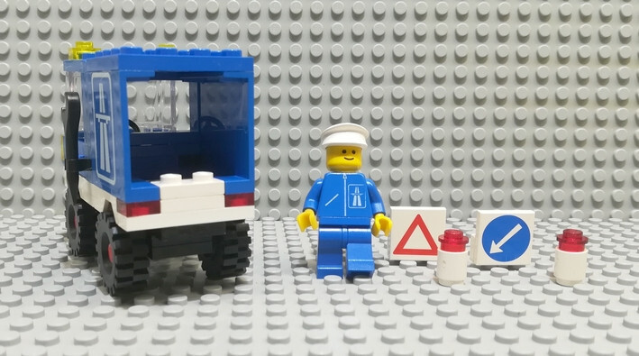 LEGO® 6653 HIGHWAY EMERGENCY VAN BA SERVICE AUTO LKW FIGUR LEGOLAND ...