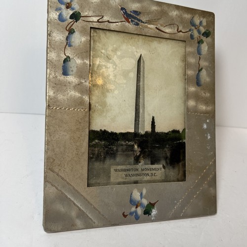 Antique 1920s Washington Monument In Hand painted Aluminum Frame ...