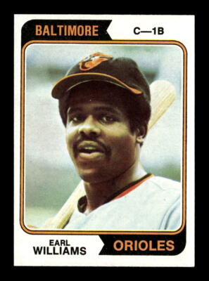 1974 Topps #375 Earl Williams Baltimore Orioles EX-MT Baseball Card ...